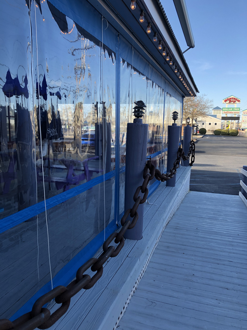 Restaurant Patio Enclosures - Clear Vinyl