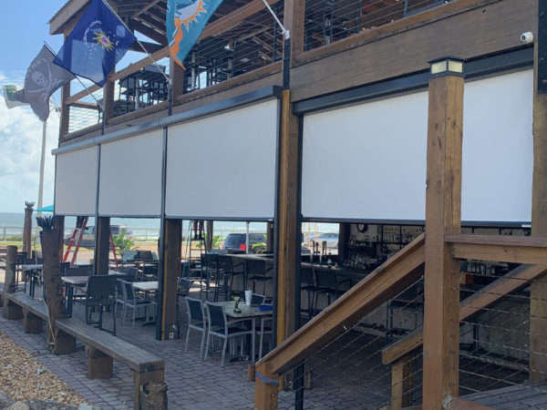Restaurant Patio Enclosures - Clear Vinyl - Shade - Insect