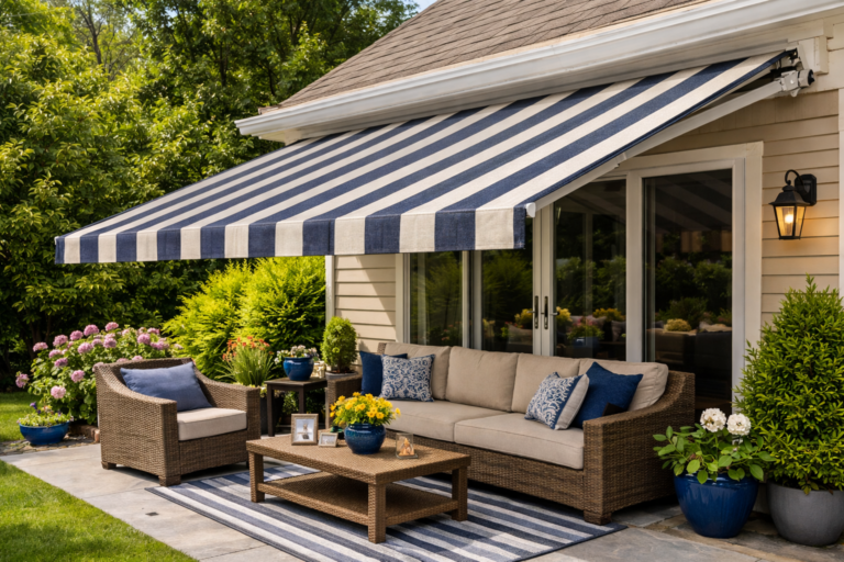 Can You Replace the Fabric on a Retractable Awning? Cost, Process ...