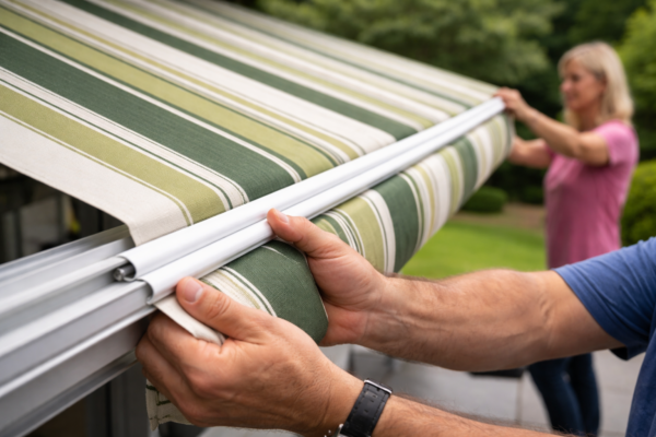 Can You Replace the Fabric on a Retractable Awning? Cost, Process ...