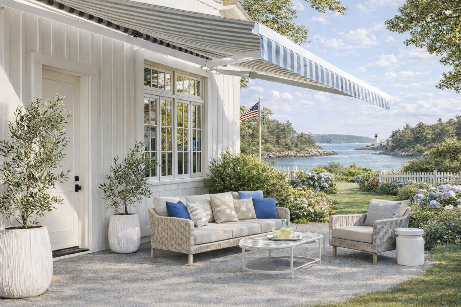 Retractable Awning Replacement Fabrics - Massachusetts - PYC Awnings